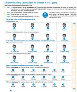 The Asthma Control Test Questionnaires for Adults and Children With ...