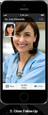 Through the WorldClinic app, a Dr. follows each case to ensure the ...