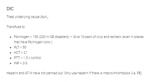 And here is the awesome chart from the shownotes that summarizes ...