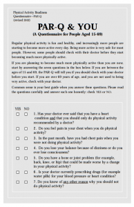 But I strongly recommend that you use the new PAR-Q+ Online Tool ...