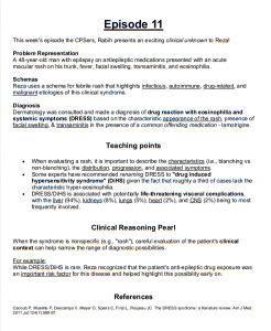 Fever And Rash – Life Threatening Diagnoses And The Diagnostic Schema ...