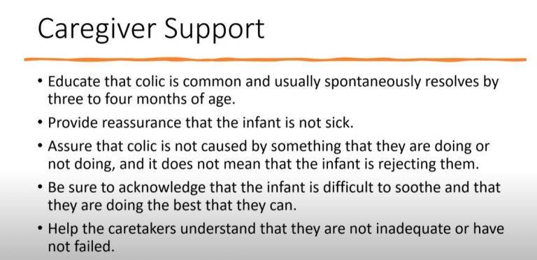 My note: Infantile colic (prolonged crying in an infant with normal ...